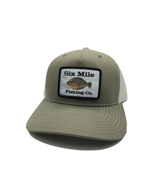 6MFC Flounder Patch Hat – Six Mile Fishing Co.